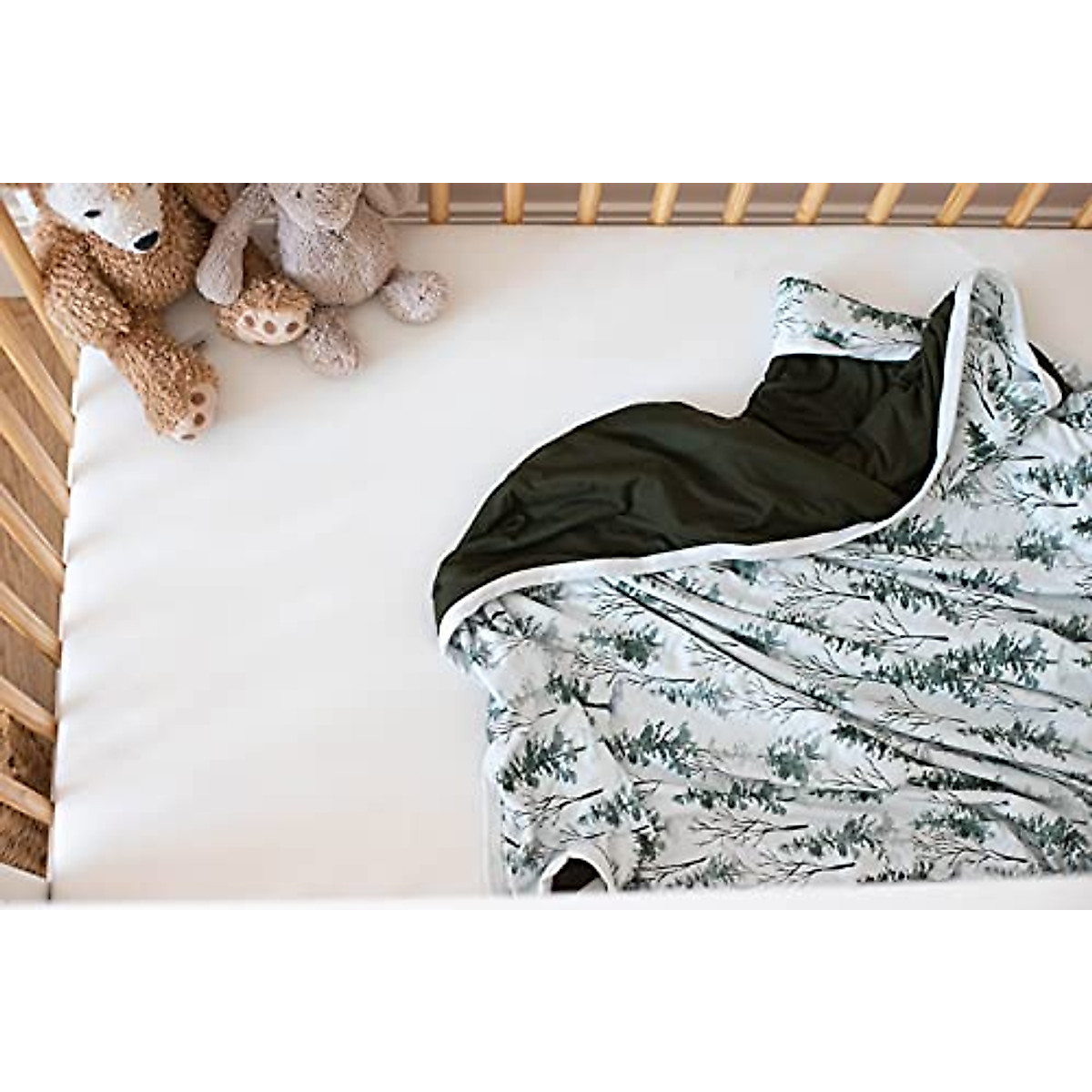 Pobi Baby Premium Baby Blanket, Soft Stretchy Quilt for Babies, Toddlers, Kids (Magical Woods)