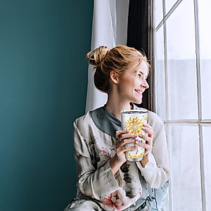 Fusui Bonus Daughter Gifts Cup, Gifts for Bonus Daughter, Bonus Daughter Gifts from Bonus Mom, Stepdaughter Gifts from Stepmom Stepdad, Best Bonus Daughter Birthday Gift Stainless Steel Tumbler 20oz