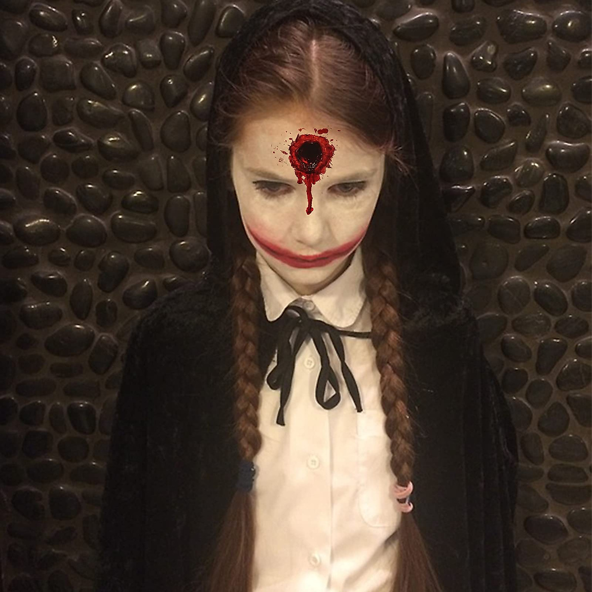 Halloween Temporary Tattoo, Bloody Wound Tattoo Stickers for Halloween Cosplay Party Scar Tattoo Masquerade Prank Prop Decorations Face Tattoo Sticker for Women Man Kids