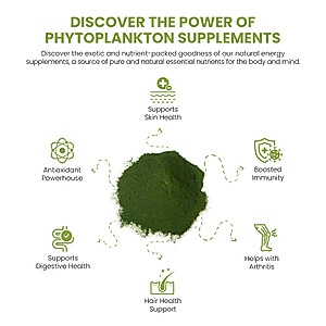 Mr Ros Marine Phytoplankton - 90 Caps | Energy, Recovery, Skin, Eyes, Immunity