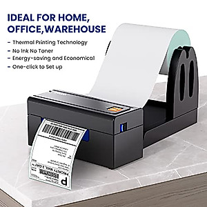 Eyoyo Bluetooth Thermal Label Printer Wireless Shipping Label Printer,4x6 Label Printer,Suit for Small Business & Package, USPS, Etsy, Amazon, Compatible with iPhone, Windows, Android
