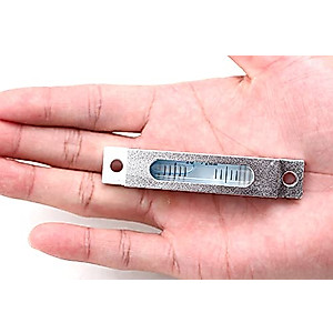 80mm High Accuracy Alloy Metal Housing Engineers Workshop Spirit Levels Bubble Spirit Level Leveler for Equipment,Building, Vehicles,Dumpers