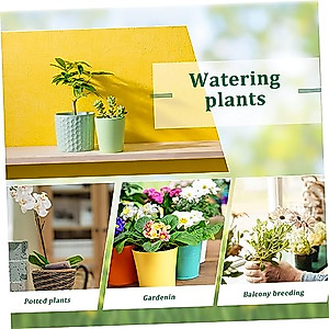 BUTIFULSIC Watering Kettle Flower Watering Bottle Garden Watering Bucket Sprinkling cans Flower Watering can Plant Mister Watering Spray Bottle Succulent Tools Stainless Steel White Indoor