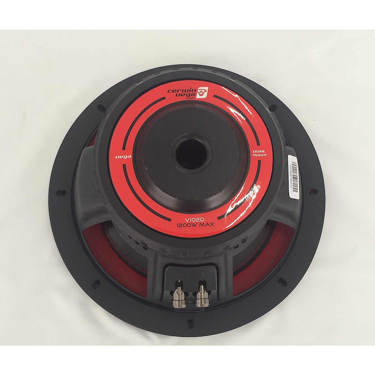 CERWIN-VEGA! Vega Series 10" 400W RMS 2-Ohm DVC High-Performance Subwoofer - Powerful Car Audio System Subwoofer, Deep Bass, Easy Installation, Durable Design for Enhanced Car Audio V102DV2