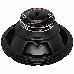 BOSS Audio Systems CXX12 Car Subwoofer - 1000 Watts Maximum Power, 12 Inch , Single 4 Ohm Voice Coil, Sold Individually,Black