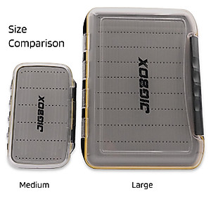 JIGBOX Deep Fishing Jig Organizer Large, Double Sided, Waterproof, Holds Your Larger Jigs, Various Styles of Jig Heads and More, Buck Tails, Weed Jigs, Jigs with Swim Baits, Micro Jigs