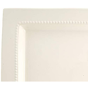 DEI Charmers Platter, 16.0 x 10.0 x 1.5, White