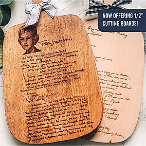 Handwritten Recipe cutting board | Personalized handwritten recipe cutting board | Custom cutting boards | Family Gifts | Charcuterie Board | Christmas Gifts