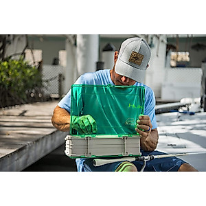 Plano Magnum Tackle Box Double Side Sandstone/Green 1119, Premium Tackle Storage,Multi