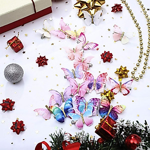 Boao 18 Pieces Glitter Butterfly Hair Clips for Girls Teens Women Hair Accessories(Trendy Style)
