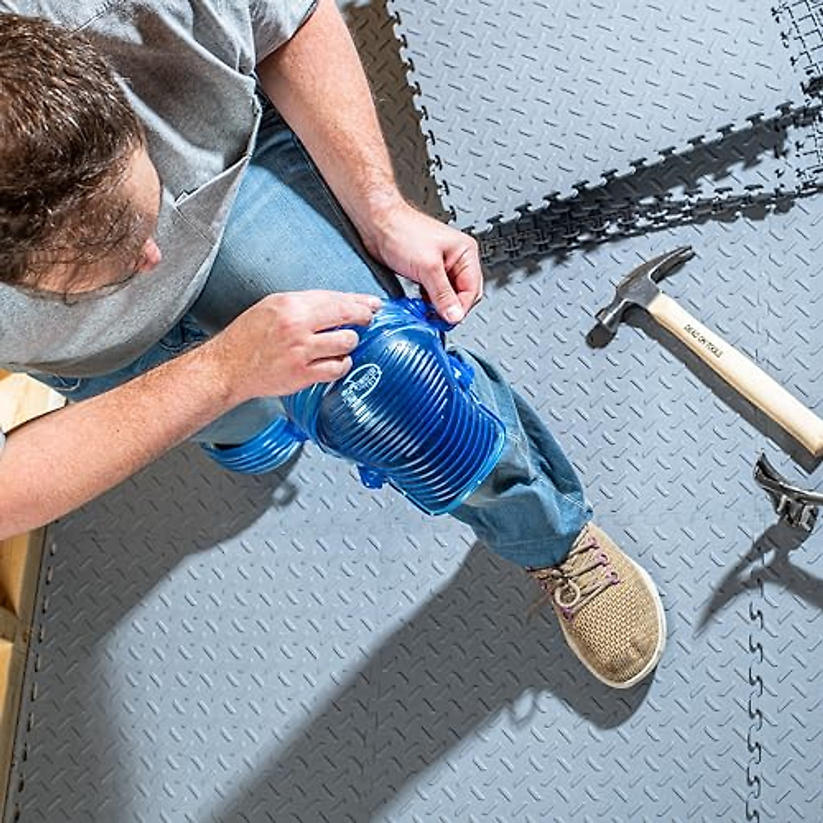 Dead On Tools HDP223155 Gel Flexible Knee Pads, Blacks