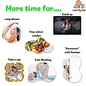 Newborn Gift - White Noise & Lullaby Plush Lovey Helps Speed up Pre-Sleep Calming Routine - Reduce Night Wakeups – More Quality Sleep for Mom – Baby Gift Newborn - Toddler Toy