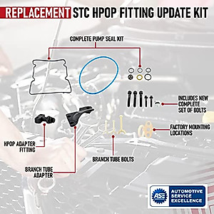 6.0 Powerstroke Diesel STC Fitting HPOP High Pressure Oil Pump Kit Replaces 4C3Z9B246F Fit for Ford E-350 E-450 F-250 F-350 F-450 F-550