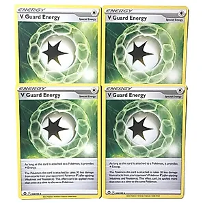 V Guard Energy 169/195- Silver Tempest - Trainer 4 Card Lot - Playset x4