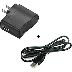 Graphing Calculator Charger: USB Power/Data Cable & Wall AC Adapter for Texas Instruments Calculators TI-84 Plus TI-84 Plus C Silver Edition TI 89 Titanium TI Nspire CX TI Nspire CX CAS