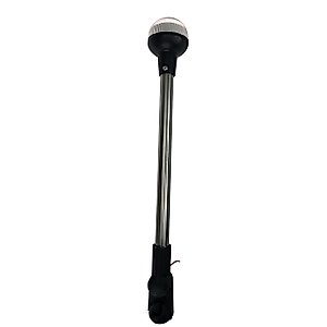 Pactrade Marine Fold Down Pontoon Boat LED 16" H All-Round Anchor Light White