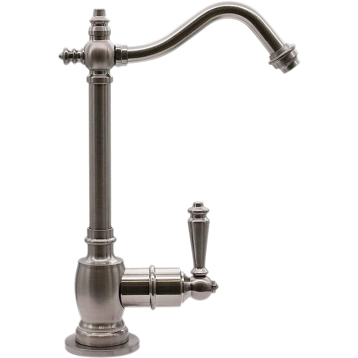 Westbrass D204H-07 Victorian 9" 1-Handle Hot Water Dispenser Faucet with Instant Heating Tank System, Satin Nickel