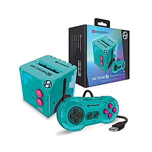 Hyperkin RetroN Sq: HD Gaming Console for Game Boy/Color/ Game Boy Advance (Hyper Beach) - Game Boy Advance