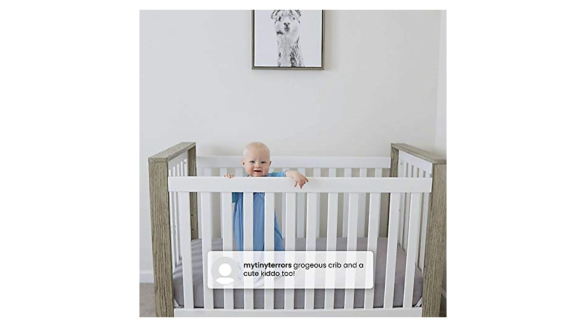 Delta Children Miles 4-in-1 Convertible Crib | Safe & Eco-Friendly