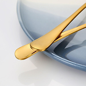 TENWEL 24-Piece Stainless Steel Flatware Set for 4, Stainless Steel Flatware Cutlery Set with Steak Knives, Kitchen Utensil Tableware Set, Includes Spoons Forks Knives for Home Hotel