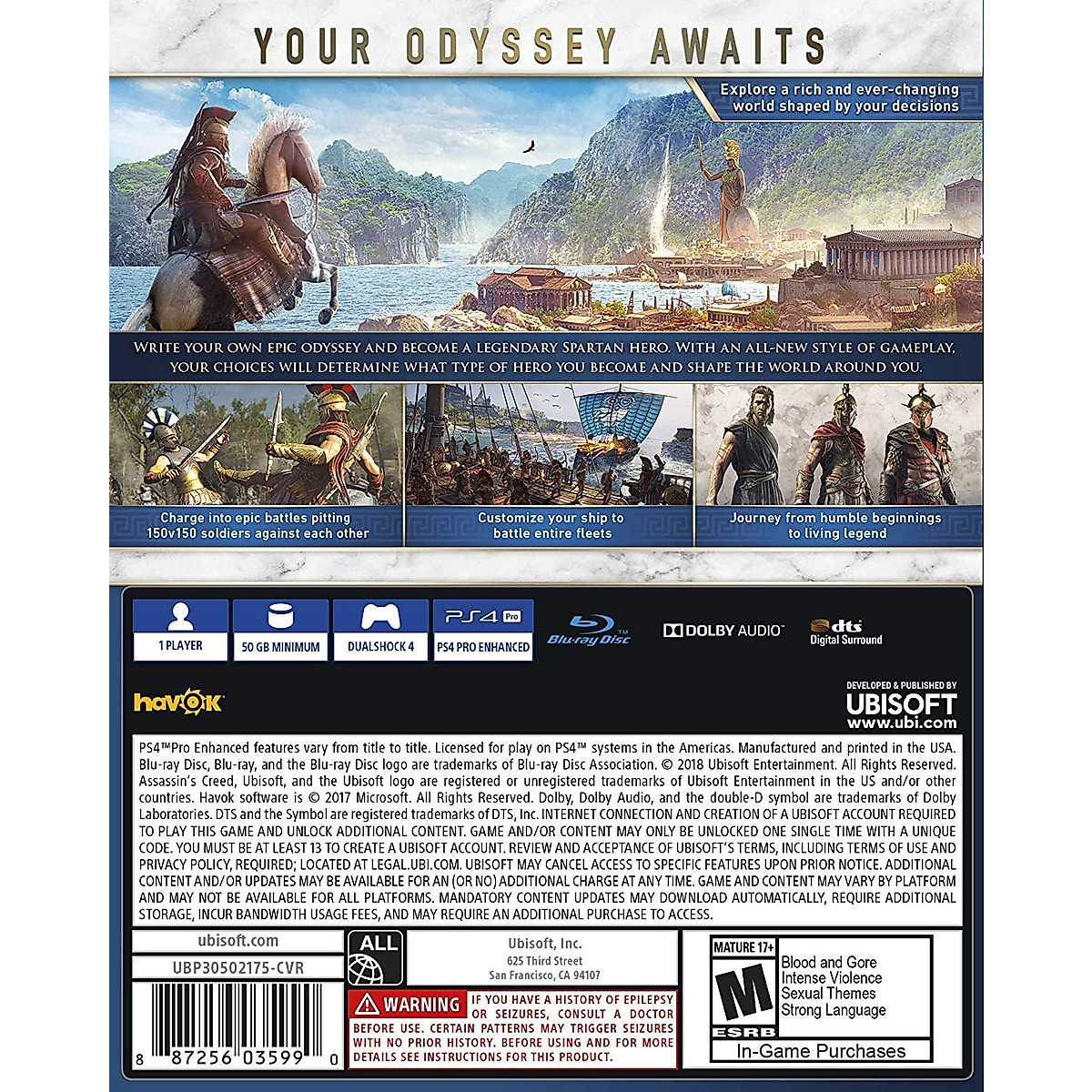 Assassin's Creed Odyssey - PlayStation 4 Standard Edition (Renewed)