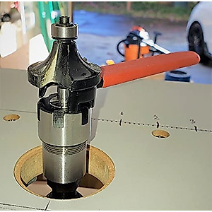 1/2 Inch Shank Router Bit Collet Extension Chuck Converter Adapter, Convert 1/2-Inch & 1/4-Inch Shank Bits with ER20 Spring Collet, ER20 M Type Collet Chuck Wrench Spanner -(Pack of 4)