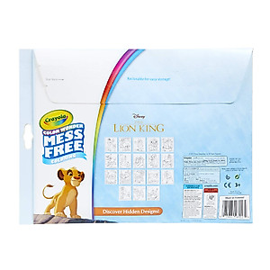 Crayola Lion King Pages & Markers Color Wonder Pad and Markers, Multicolor
