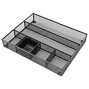 Amazon Basics Mesh Desk Drawer Office Organizer