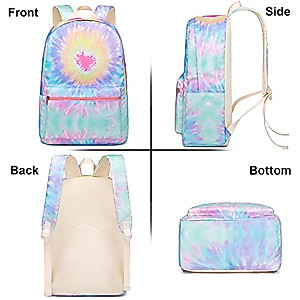 CAMTOP Girls Backpack with Lunch Box set Teen Backpack for School Bookbag