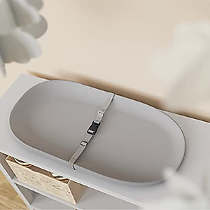 Waterproof Baby Changing Pad - Easy to Clean, Lightweight & Portable - Large Foam Cushion for Comfort - Jool Baby (Grey)