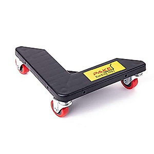 Pake Handling Tools - Furniture Corner Mover 3 Wheel Dolly- Low Profile Wheel Dollies Set of 4-880 lb. Load Capacity