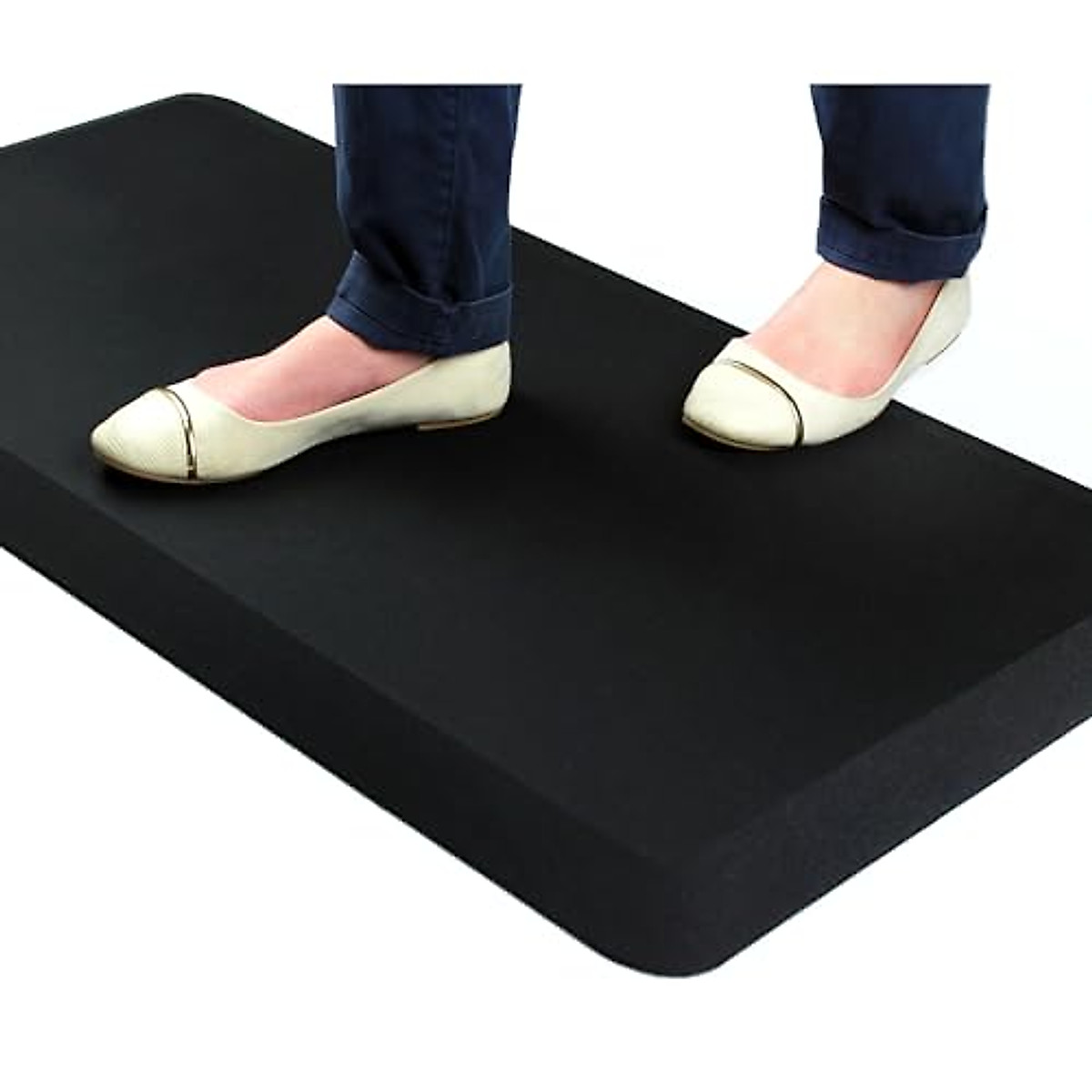 Floortex® Black Standing Comfort Mat - 20" x 32"