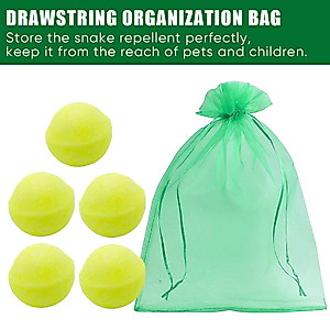 SEEKBIT Snake Away Repellent for Outdoors Indoor, Snake Repellent for Yard Lawn Garden Camping Fishing for Repelling Snakes Rats and Other Pests (5pack)