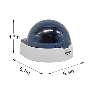 WEST TUNE 7000 RPM Microcentrifuge，Lab Benchtop Centrifuge.Mini Centrifuge Machine with Low Noise,2 Rotors for 0.2/0.5/1.5/2ml Centrifuge Tubes and PCR Strips