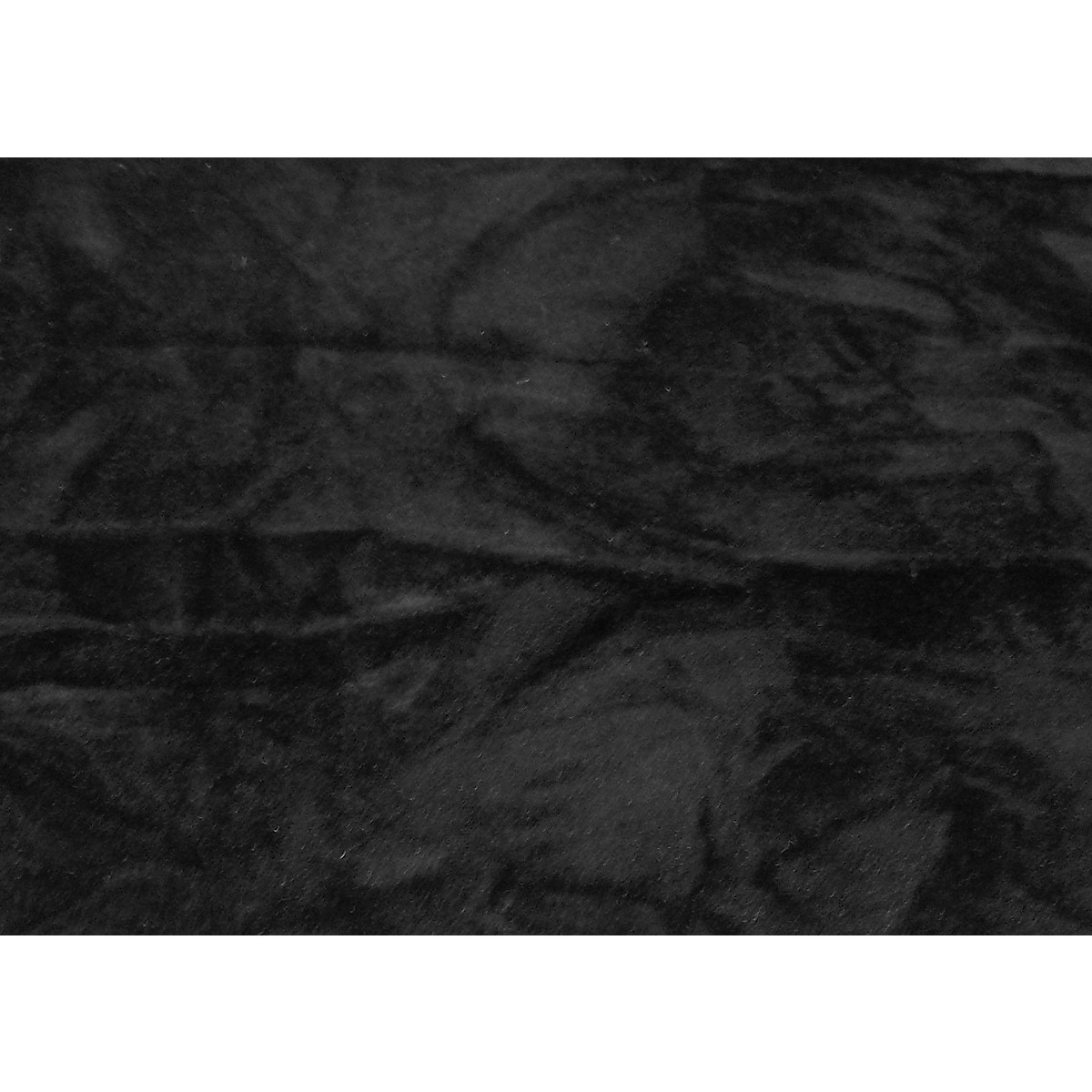 Crushed Upholstery Velvet Black 60 Inch by The Yard (F.E.