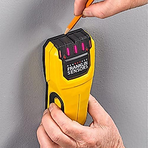 Franklin Sensors ProSensor M50 Professional Stud Finder with 5-Sensors for The Highest Accuracy Detects Wood & Metal Studs with Incredible Speed, Yellow
