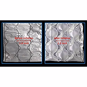 OASD Air Cushion Films 985Ft Length Air Pillow Bubble Bags Film 15.8 Inch Width PE Air Cushion Wrap Machine Film Roll Bubble Bags Film