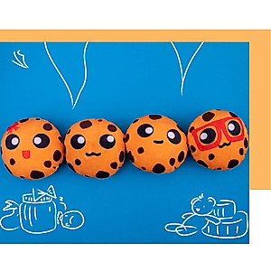 Nenalayo Plushies Doll a Bag of Cookie Toy Stuffed Soft Snack Pillow Plush Yummy Food Toy for Birthday Gift, Stuffed Toy Game Pillow Cushion Gift for Kids (Blue)