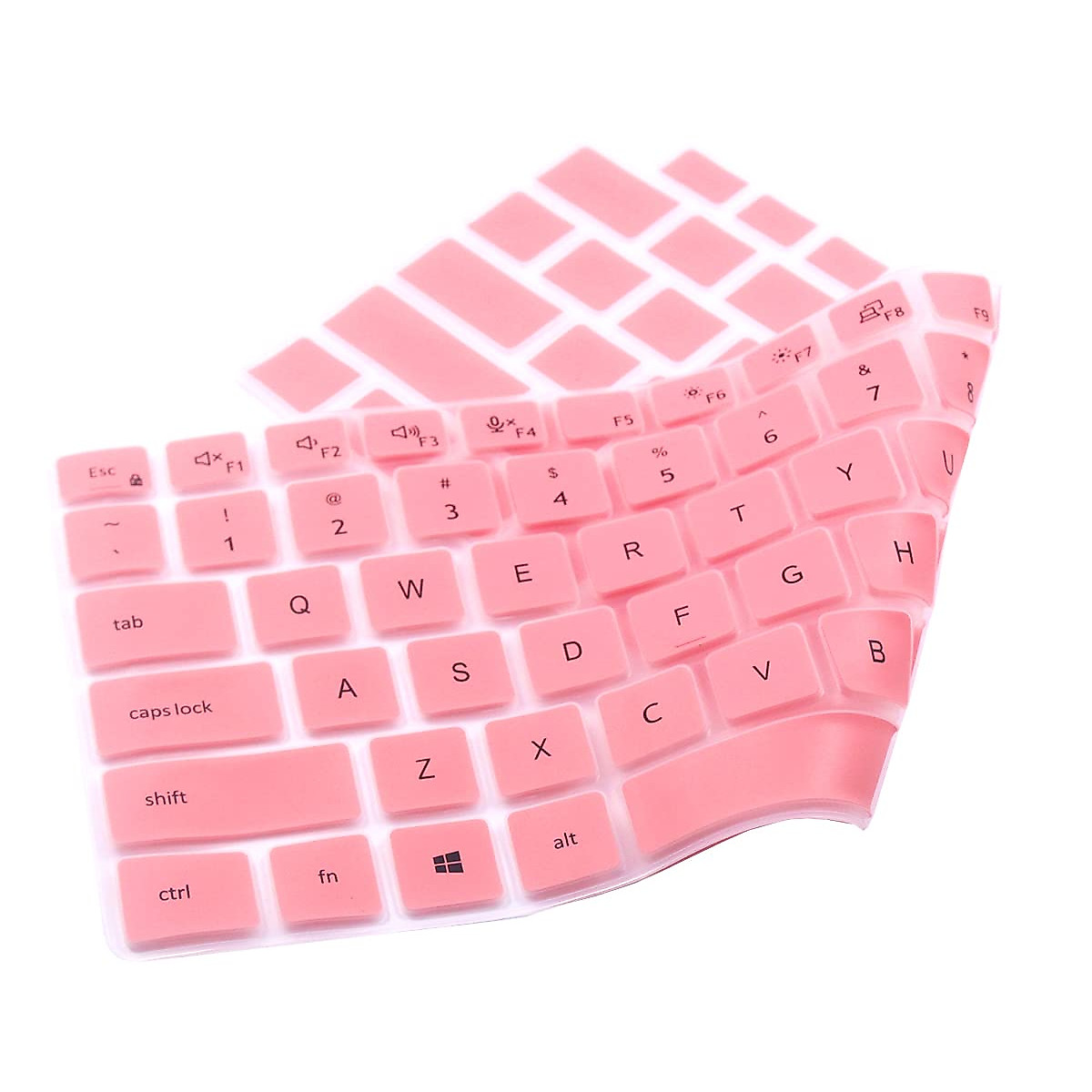 Keyboard Skin Cover Compatible for 2022 2021 Dell Latitude 5000 5320 5330 7330 13.3" Notebook, Dell Latitude 5320 Keyboard Accessories [Not fit Latitude 5420 7520 7410 7420 9520 9420 9510] (Pink)