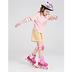 Girl Helmet for Bike,Kids Bike Pink Helmet for Girls Approximately Ages 3-10 Years Adjuastable and Multi-Sport, from Toddler to Kids CPSC Certicated