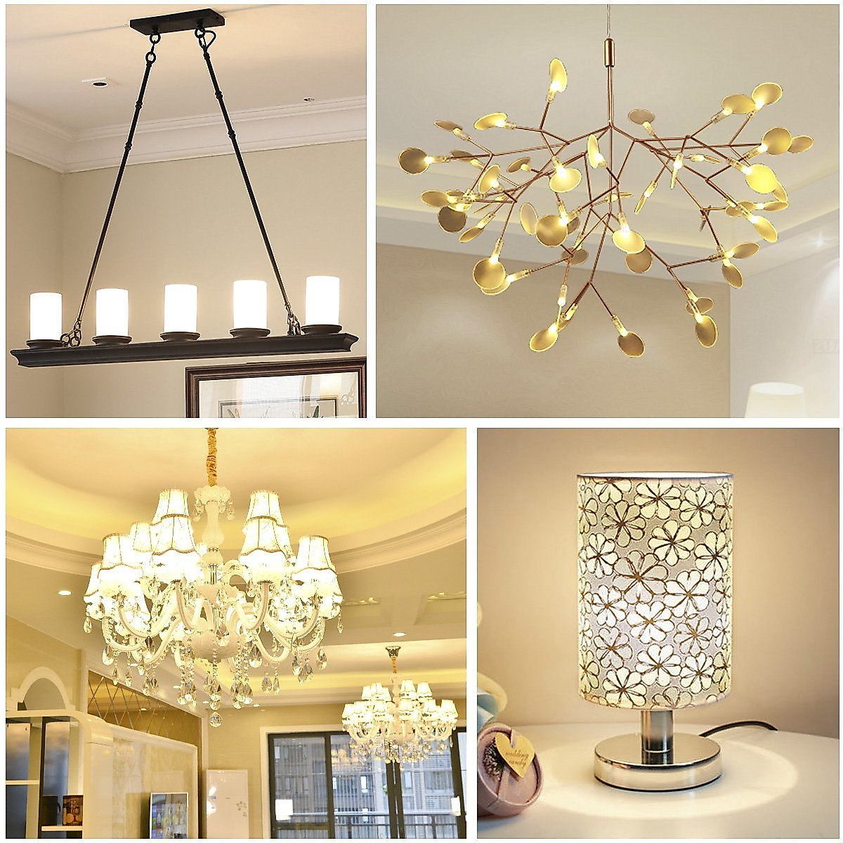 G9 LED Bulb Warm White Non-dimmable, 400Lumens 4W G9 Light Bulbs 40W Halogen G9 Bulb Equivalent,120V T4 Pin Base JC Type for Chandelier, 5 pack