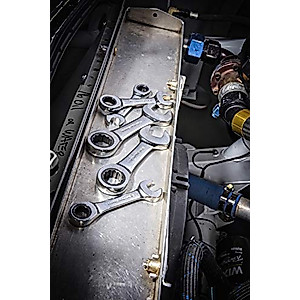 GEARWRENCH 34 Pc. Standard & Stubby Ratcheting Wrench Set, SAE & Metric - 85034