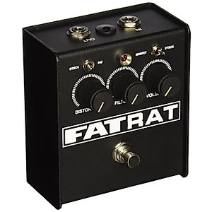 Pro Co Sound FATRAT Distortion Pedal with Selectable MOSFET Clipping and Thick Boost Distortion