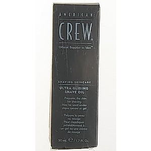 American Crew Shave Cream Oil, Ultra Gliding Shave Oil, 1.7 Fl Oz