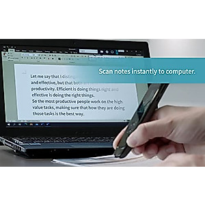 PenPower WorldPen Scan Go | OCR Reading Pen with Text to Speech | Pen Scanner for Data Input | Pen Translator for Second Language Learners| Wireless Standalone | LCD Touchscreen | Wi-Fi Connection