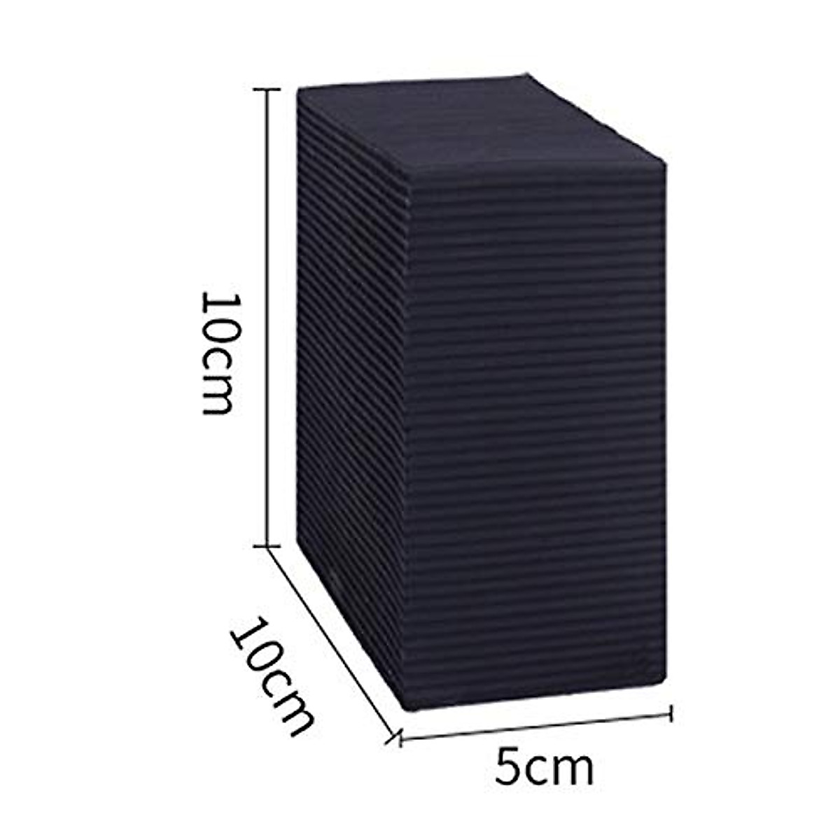 Gigicloud 1PCS Activated Carbon Aquarium Filter, Cube Honeycomb Structure Charcoal Deodorant Fish Tank Water Purifier Activated ​Charcoal Cubes for Pools Water Purification