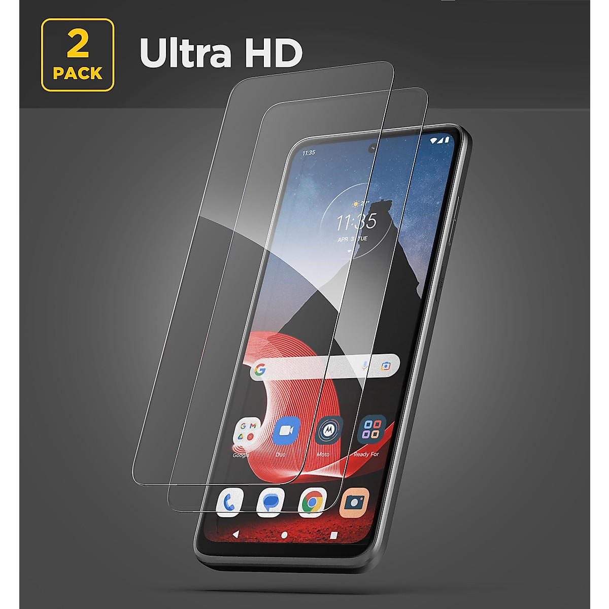 magglass Screen Protector Compatible with ThinkPhone by Motorola - 9H Tempered Glass (2 Pack)