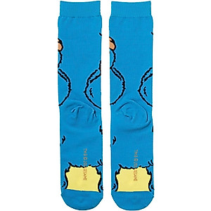 TCB Creations Cookie Lover Cartoon Monster 360-Degree Graphic Print Crew Socks