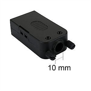 Twinklebay D-SUB DB15 Female 15 Pin Jack Port to Terminal Breakout Board Connector, 2 Row Plug with Case