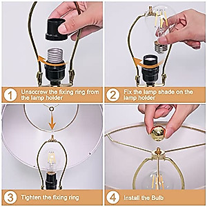 YUNHONG Modern Glass Table Lamp Set of 2,Bedside Lamp with Super Fast Charger 20W PD QC 3.0 USB C+A, 3 Way Dimmable Touch Lamps with Fairy Lights, Nightstand Lamps for Bedroom Living Room
